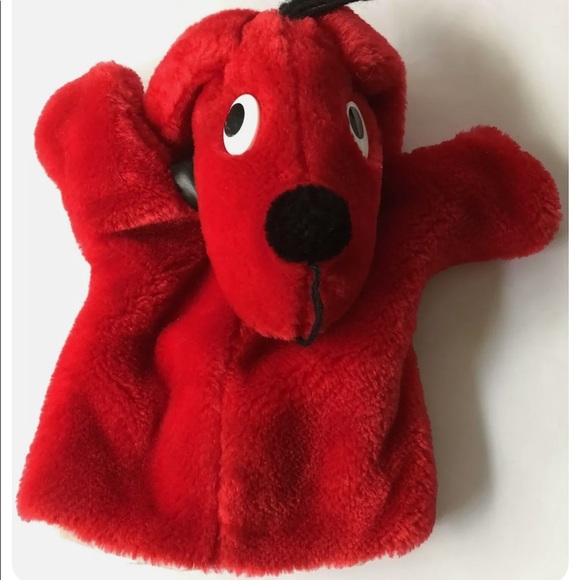 Toys | Clifford The Big Red Dog Hand Puppet Norman Bridwell Plush ...